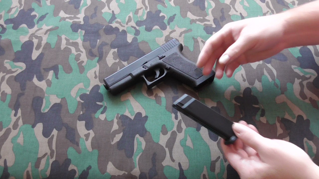 HFC HA - 117B ( Glock 17 ) spring & chrono. - YouTube