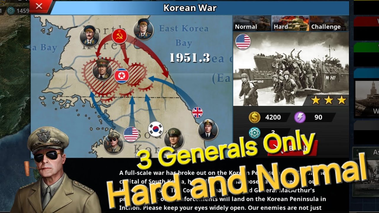 NATO 2 Hard and Normal --- 3 Generals --- World Conqueror 4 Scenario ...