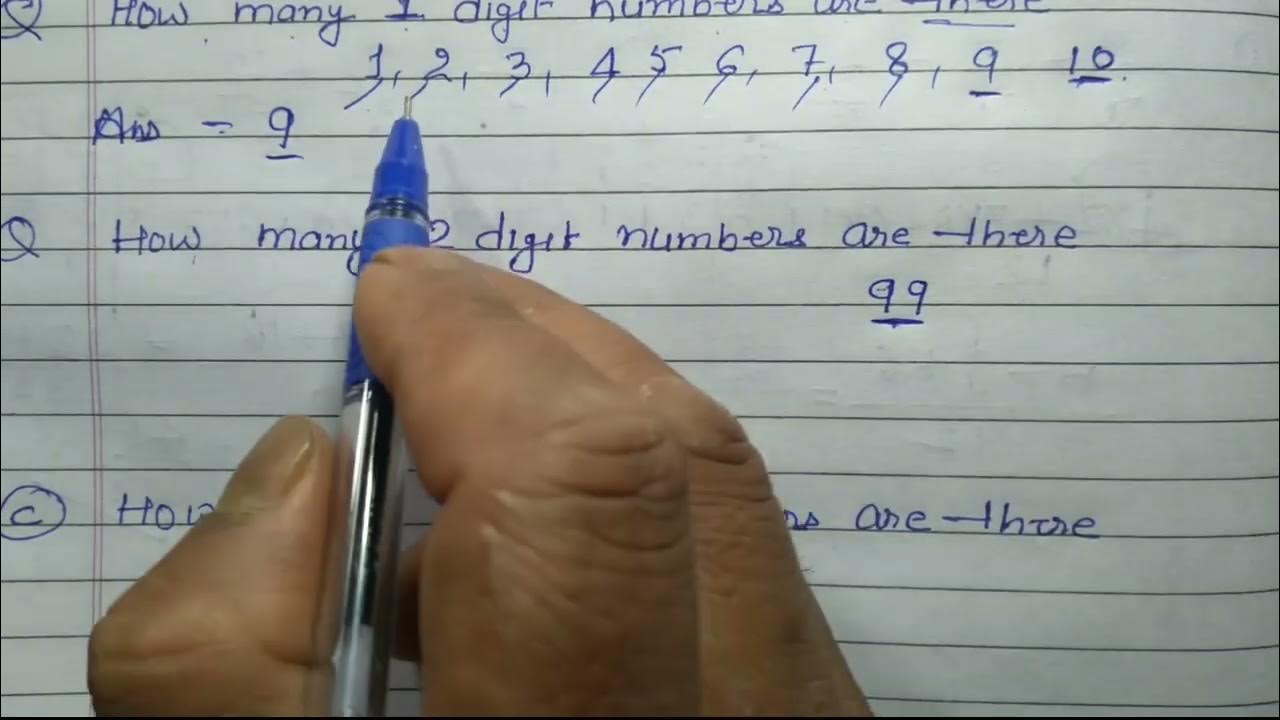 How many 2 digit numbers are there - YouTube