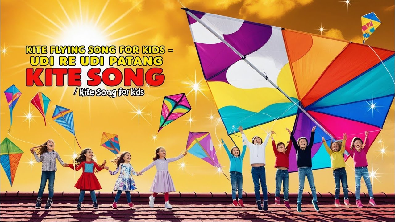 Kite Flying Song for Kids - Udi Re Udi Patang | Kite Song for Kids ...