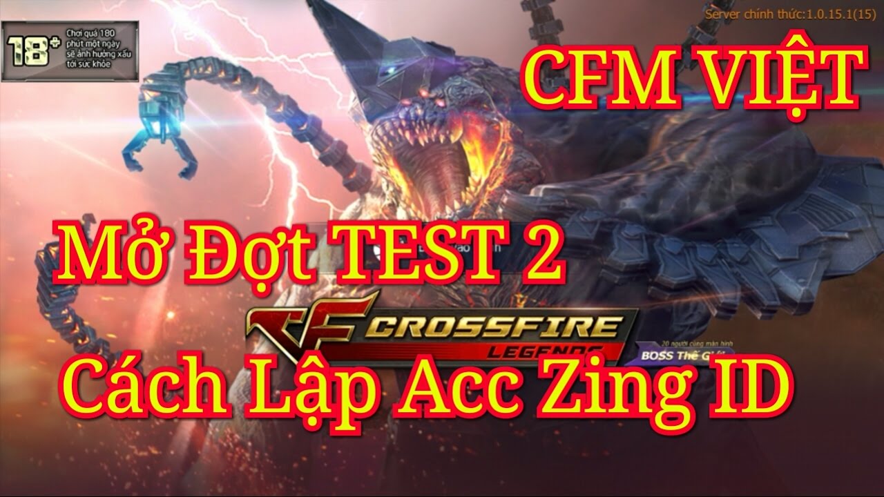 CF Mobile/CF Legends | Mở Đợt TEST 2 - Cách Lập Acc Và Vào Games ...