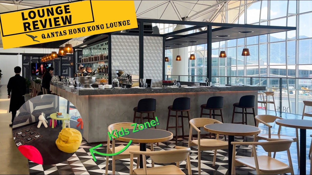 LOUNGE REVIEW - The Qantas Hong Kong Lounge | Best Lounge In Hong Kong ...