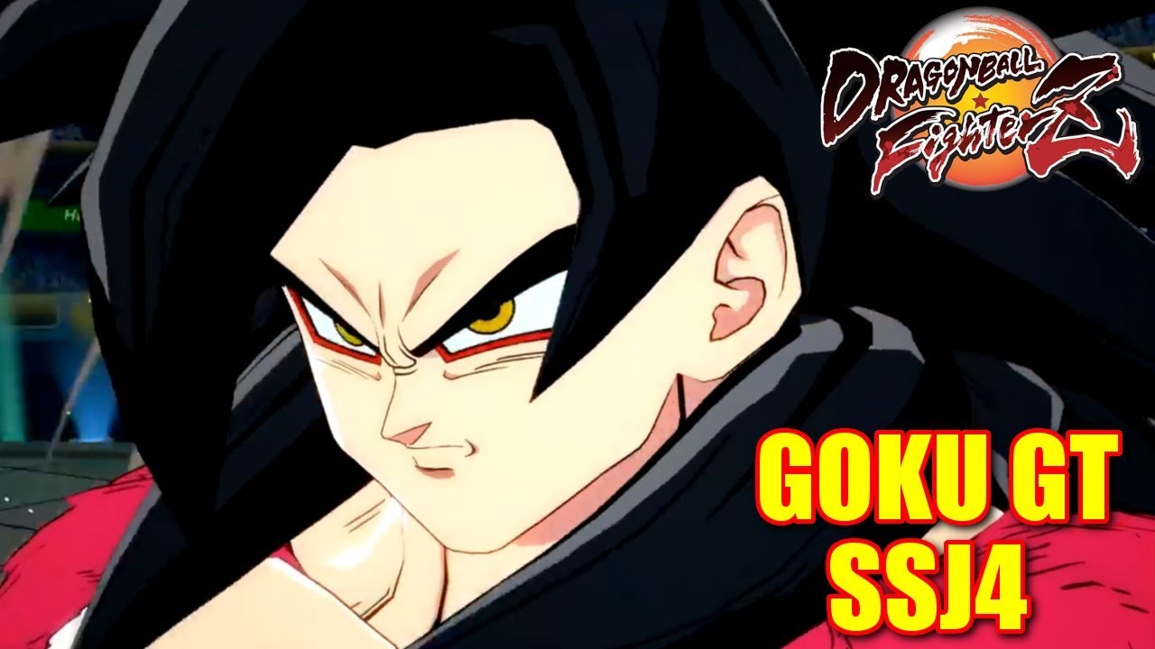 GOKU SUPER SAIYAN 4 GT TRAILER GAMEPLAY Y SKINS - DRAGON BALL FIGHTERZ ...