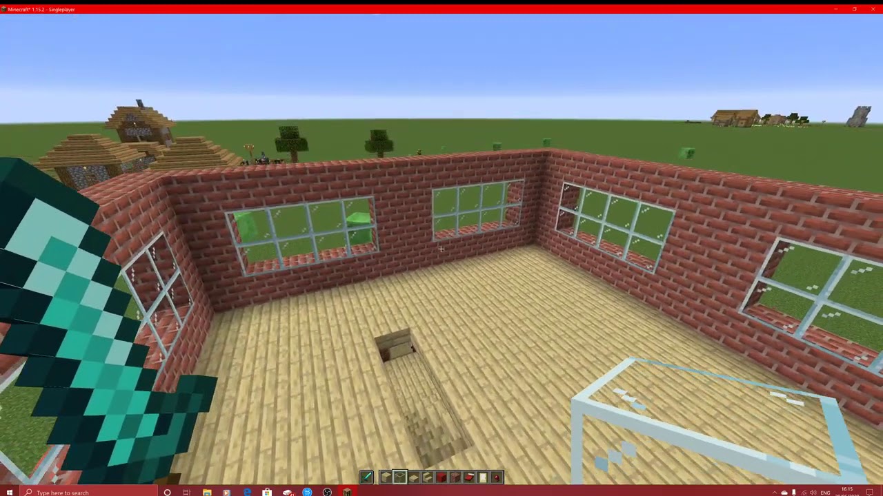 building my real life house in Minecraft part#2 - YouTube