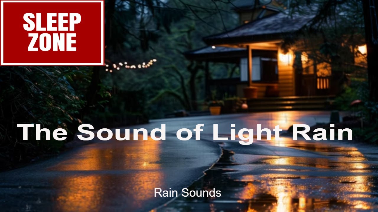 The Sound of Light Rain. Fall Asleep Quickly with the Sound of Light ...