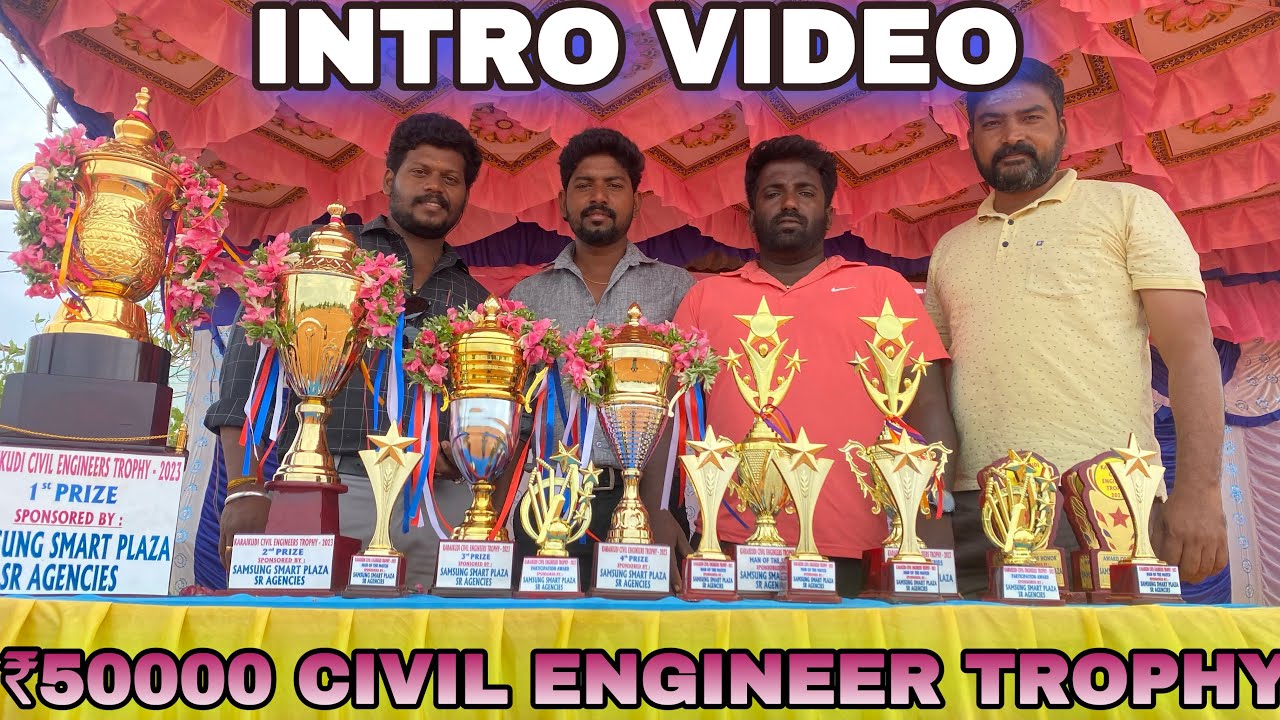 Rs.50000 Karaikkudi Civil Engineers Trophy 🏆| tournament highlights ...