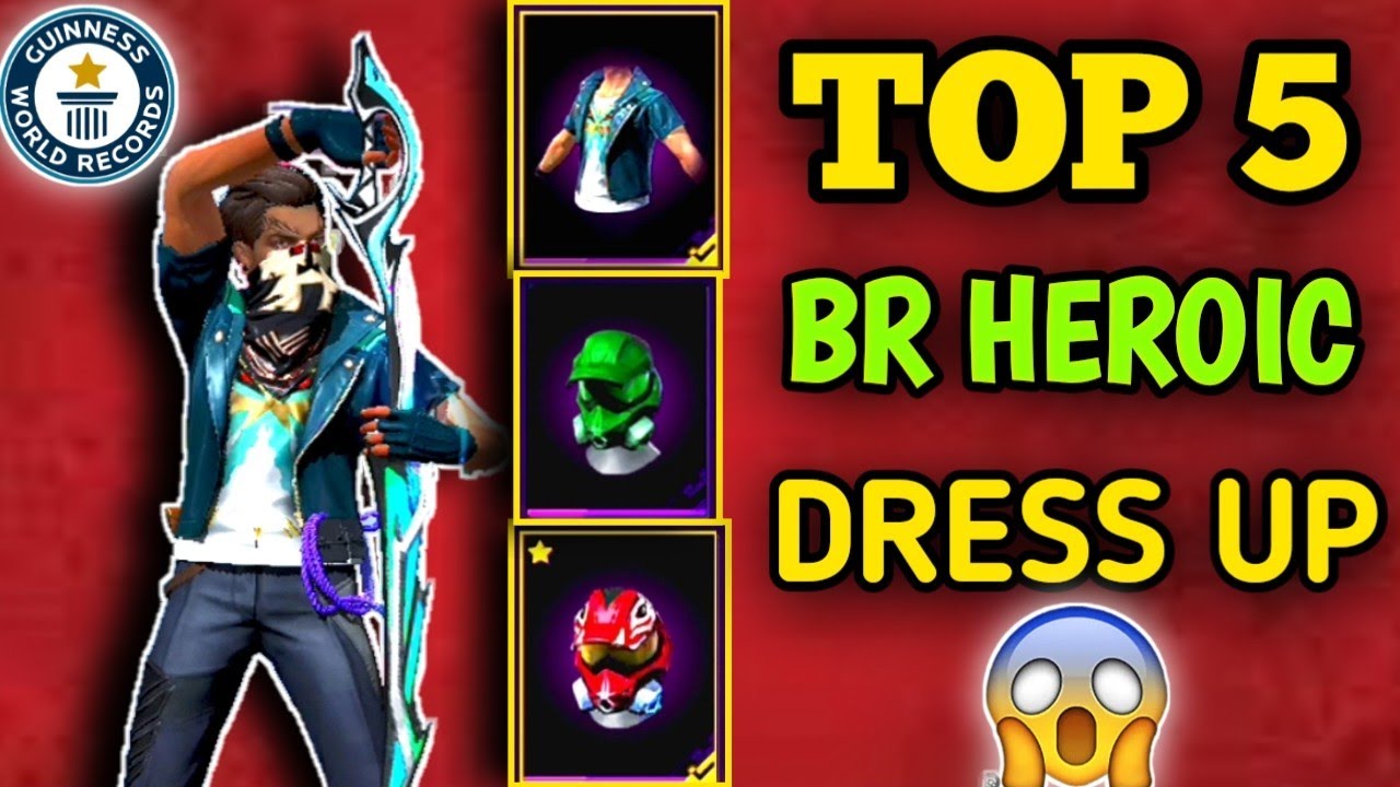 NEW BR HEROIC SEASON 41 SHIRT COMBO || BEST DRESS UP || FREEFIRE ...