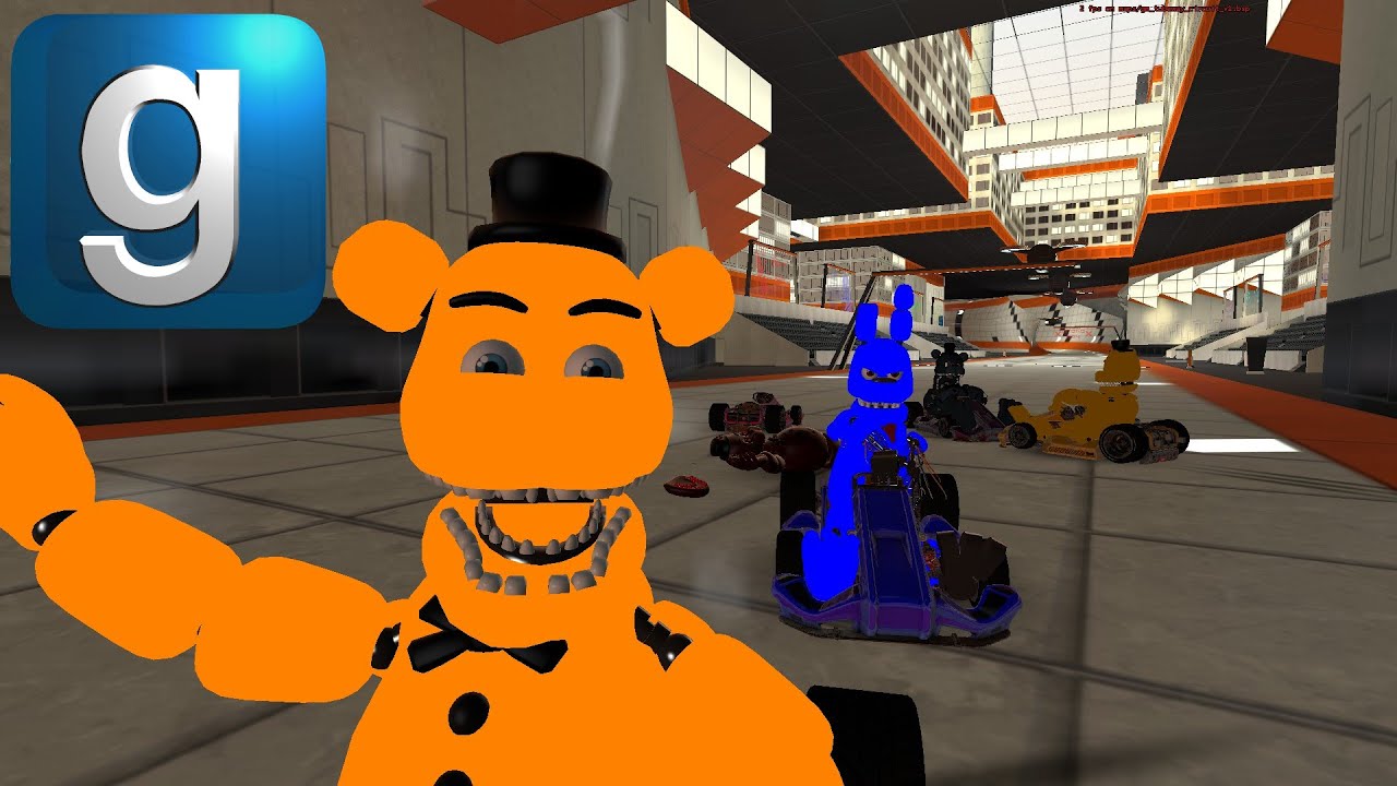 Gmod FNaF | FNaF OC Kart Race! - YouTube
