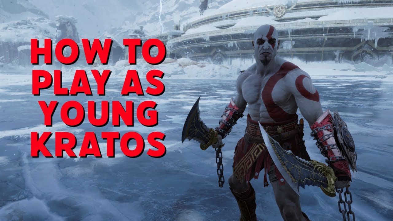 How to Apply YOUNG KRATOS SKIN and the BLADE OF OLYMPUS - YouTube