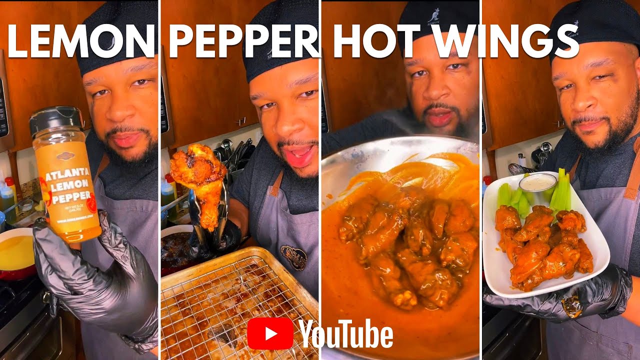 How to make Lemon Pepper Hot Wings the ATLANTA way - YouTube