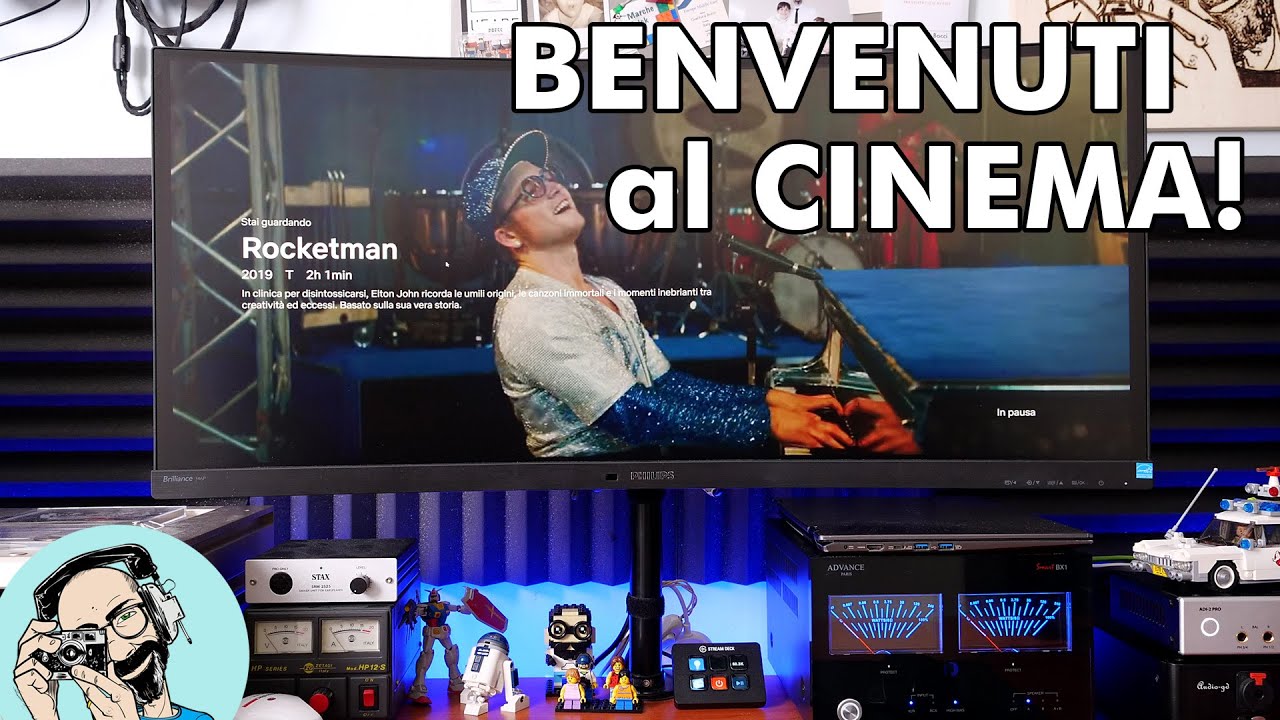 Philips Brilliance 346P: BENVENUTI al CINEMA! - YouTube