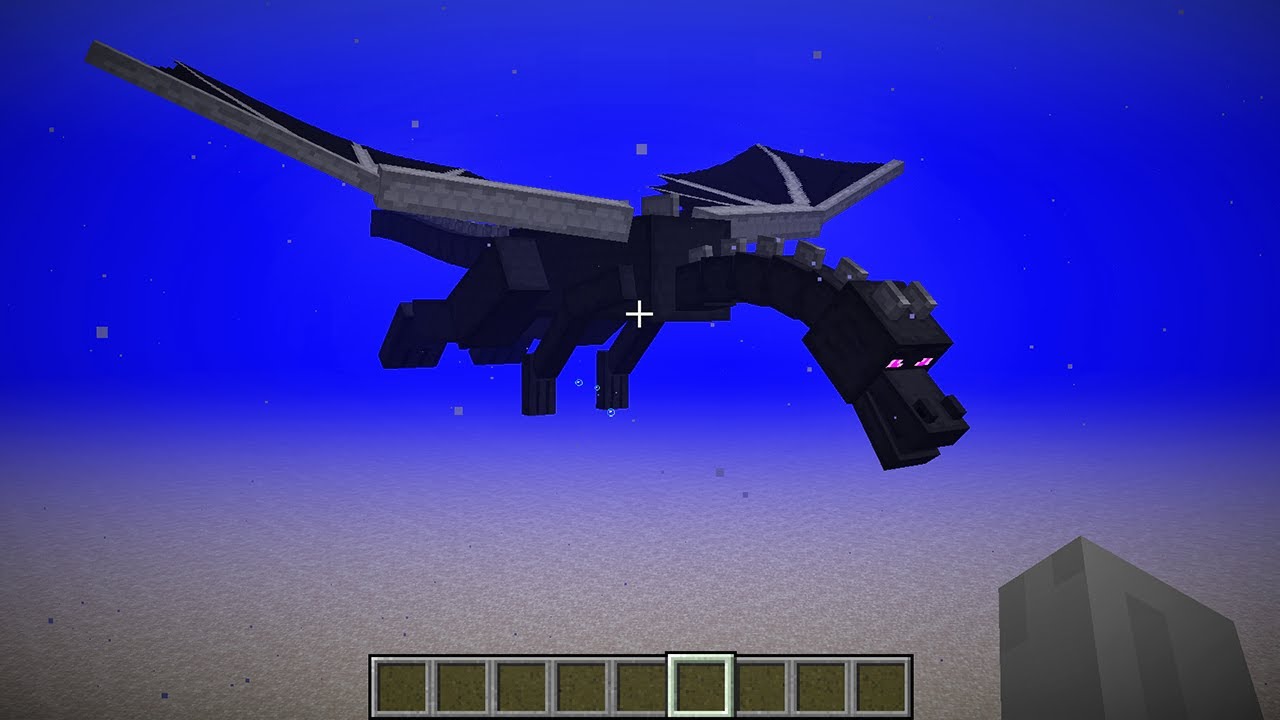 what if you spawn a dragon in water - YouTube