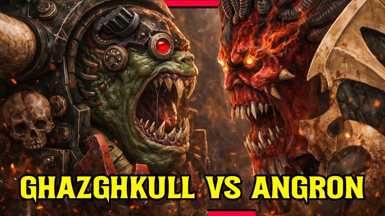 🔴 ¿GHAZGHKULL PODRÍA GANAR A ANGRON? ANÁLISIS DEL COMBATE 🔴 - YouTube