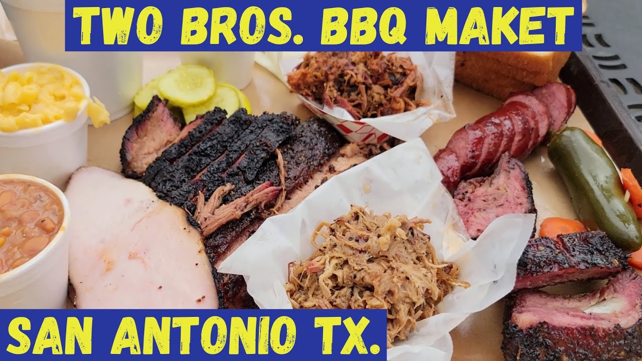 SAN ANTONIO FOOD TOUR!! Visiting one of the TOP 5 BBQ restaurants in the area! Two Bros. BBQ ...