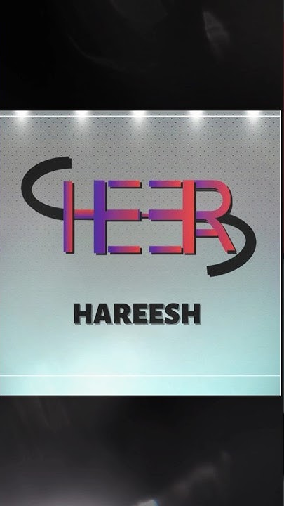 HAREESH Name Brand Logo ️ #logo - YouTube