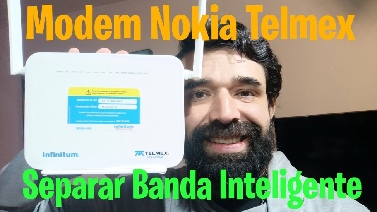 Modem Nokia G-1425G-A TELMEX - Separar Banda Inteligente - YouTube