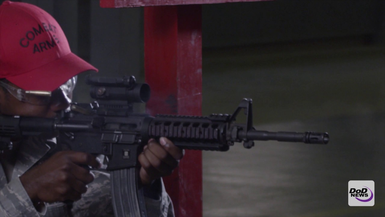 Slow Motion Video of an M4 Carbine in Action - YouTube