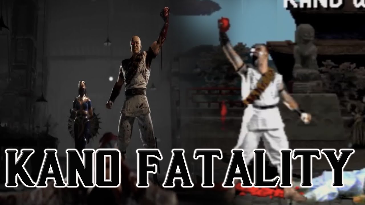 Mortal Kombat 2023 vs 1992 Kano Fatality Comparison - YouTube