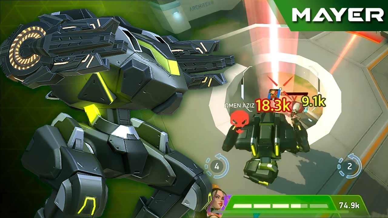 Disc Launcher 16 - Paragon in Action 🇺🇦 Mech Arena - YouTube