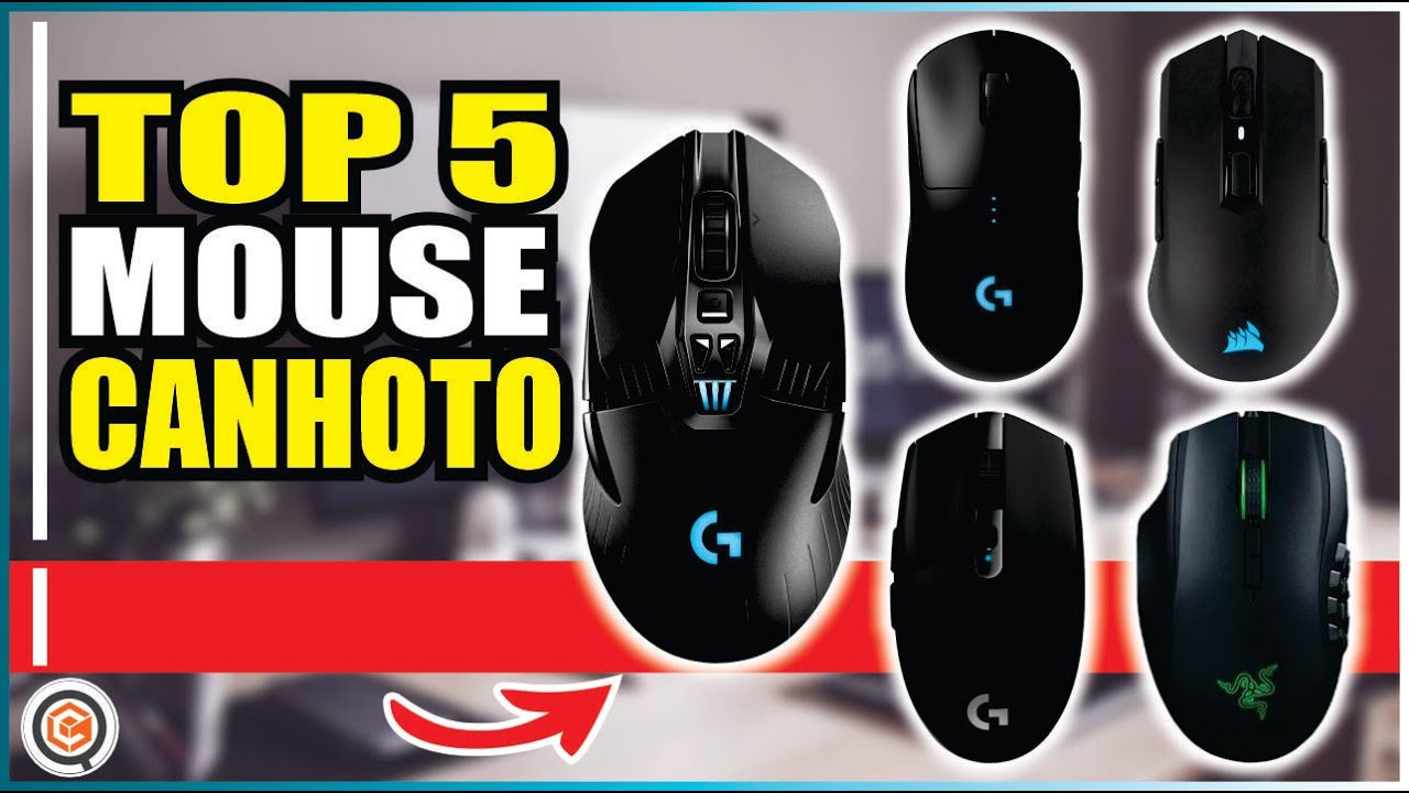 5 MELHORES MOUSES GAMERS PARA CANHOTOS ou AMBIDESTROS ATUALMENTE - YouTube