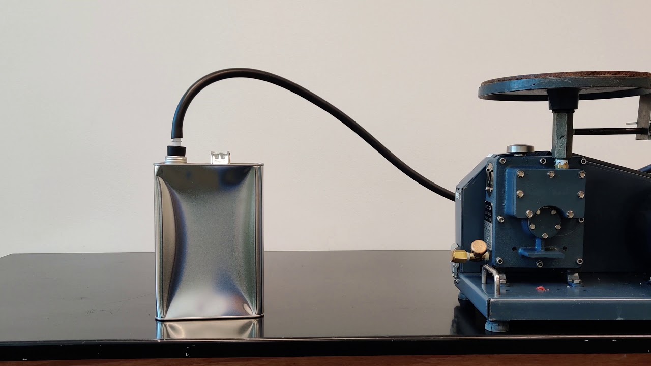 Vacuum Can Crusher - YouTube