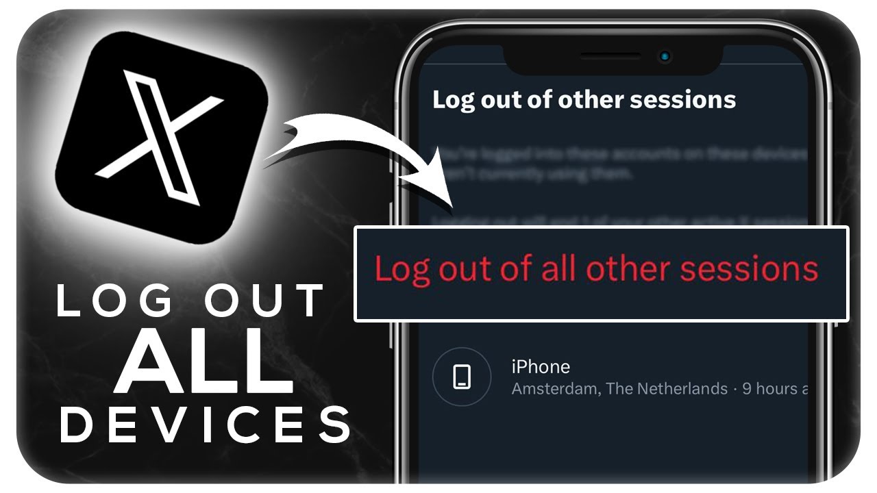 How To Logout On All Devices On Twitter (X) - Easy Guide - YouTube