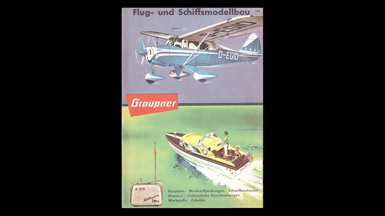 Graupner Prospekt / Katalog von 1960 - YouTube