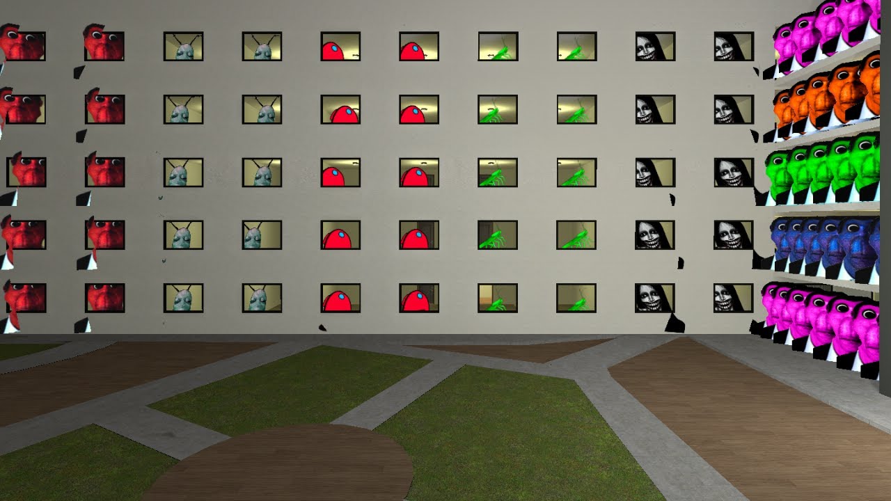 COLORING OBUNGA KUCHISAKE AND OTHER'S NEXTBOT IN THE GMOD #Gmod #Gmod ...