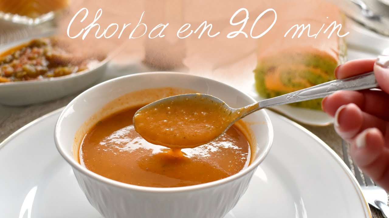 Chorba express en 20 min 👌 Chorba frik rapide et facile - Recette ...