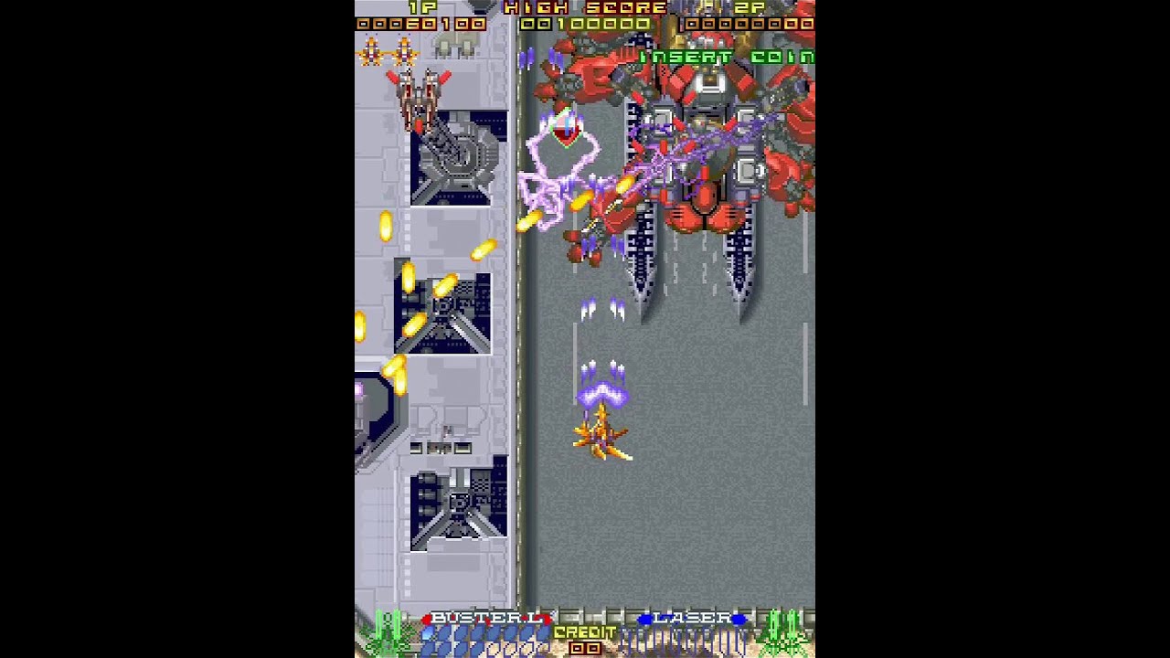 R-GEAR (RAYFORCE 1.5) Ray'z Arcade Chronology - YouTube