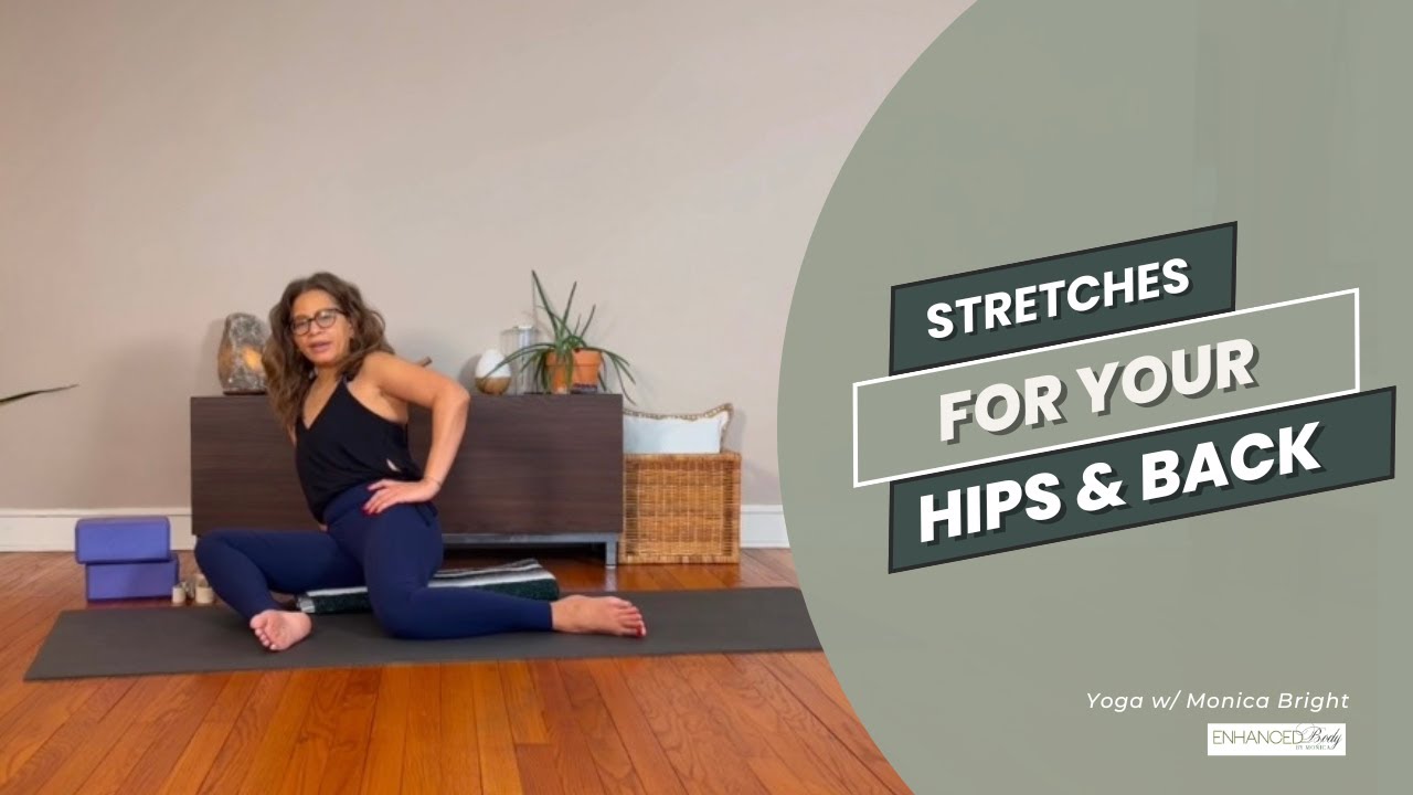 Stretches for your Hips & Back - YouTube
