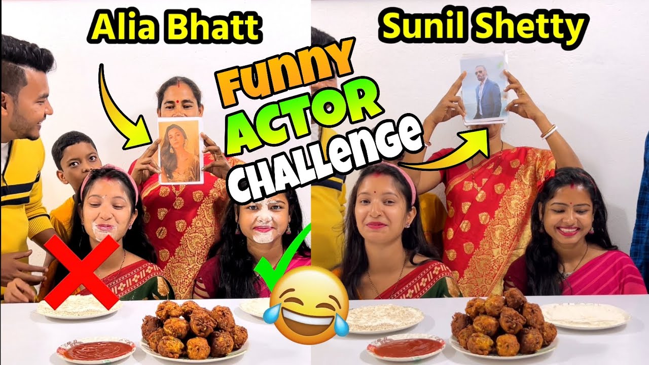 Funny Guess The Actor Challenge with Family - YouTube