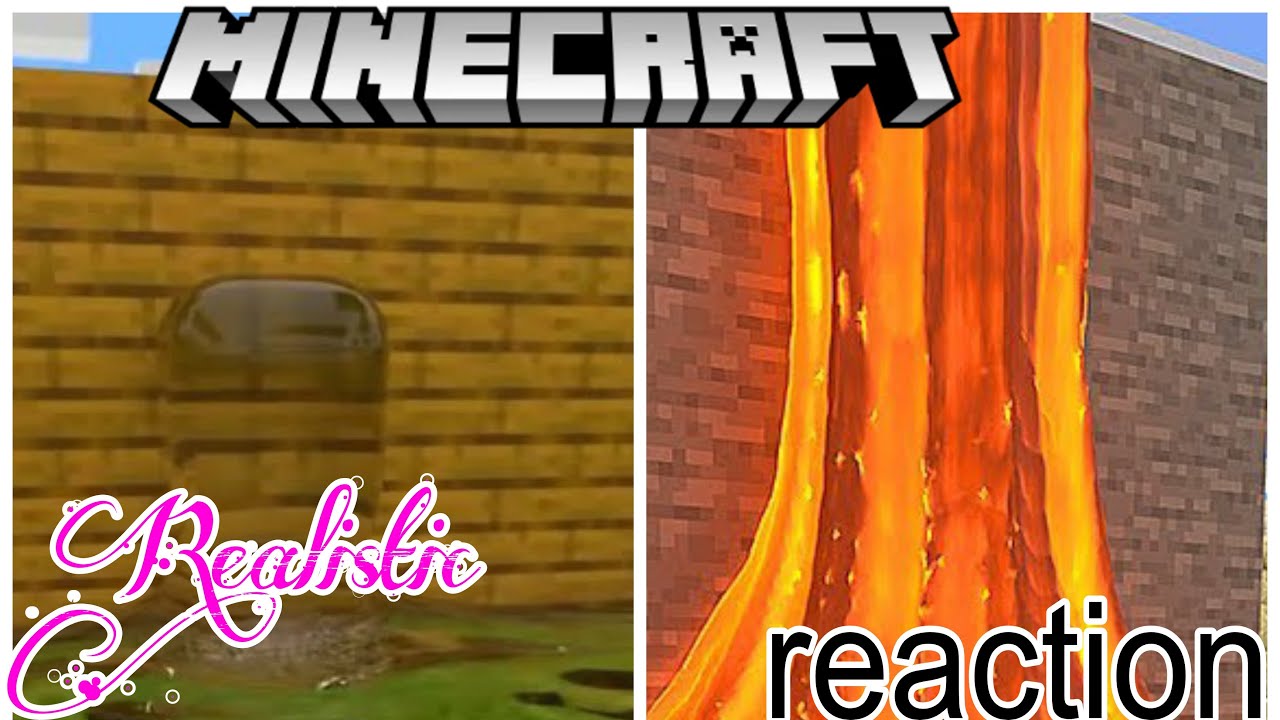 Realistic Minecraft Reaction | Minecraft | @Steveee01 | AAlis gaming ...