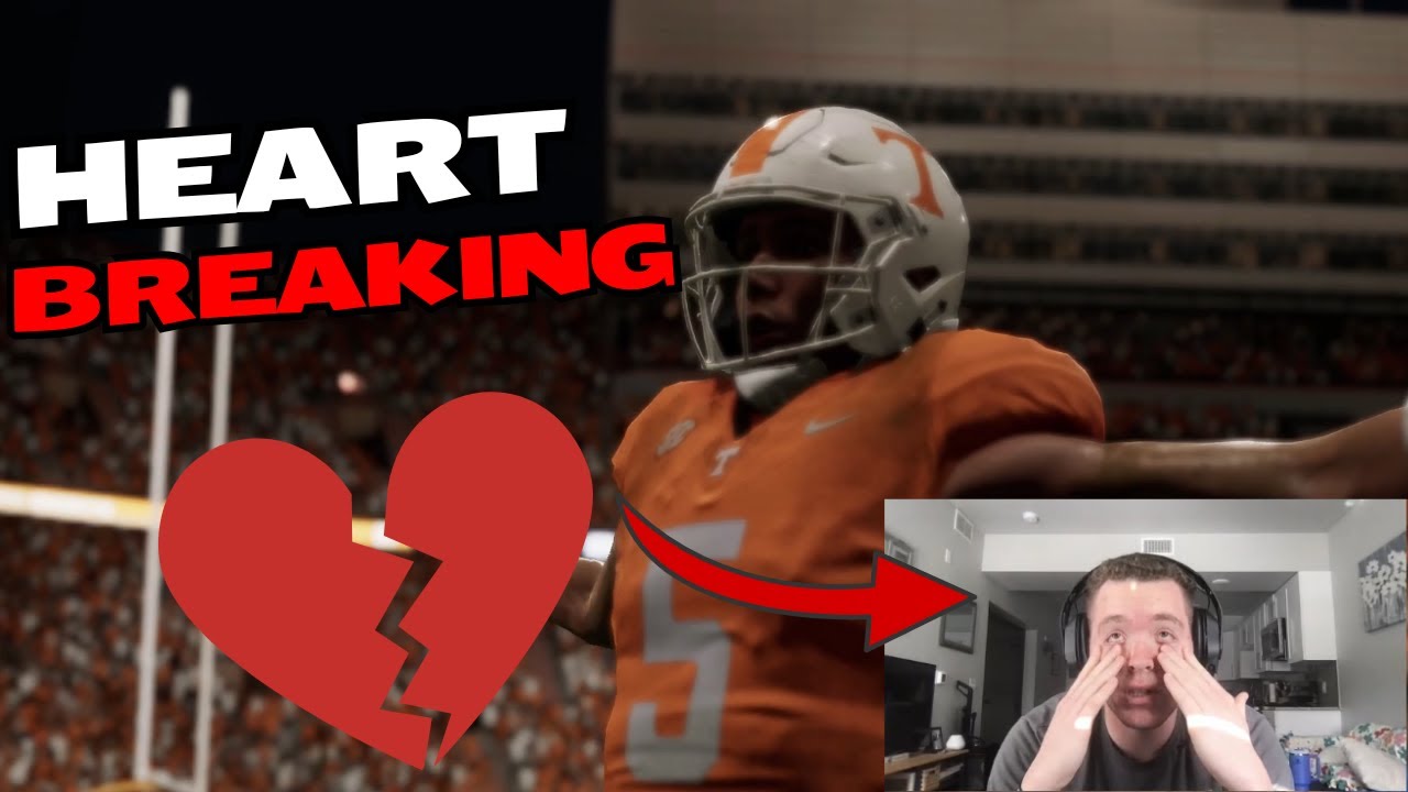 Our MOST Heart Breaking Loss | College Football 25 - YouTube