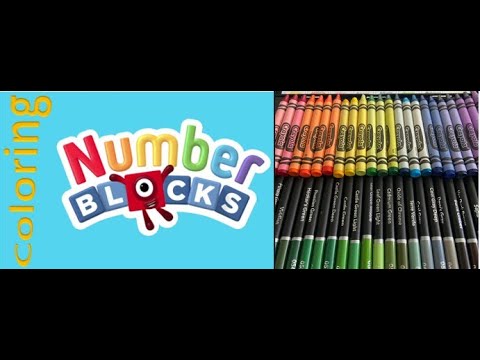 Coloring Number Blocks | #7 Violet with Comments - YouTube