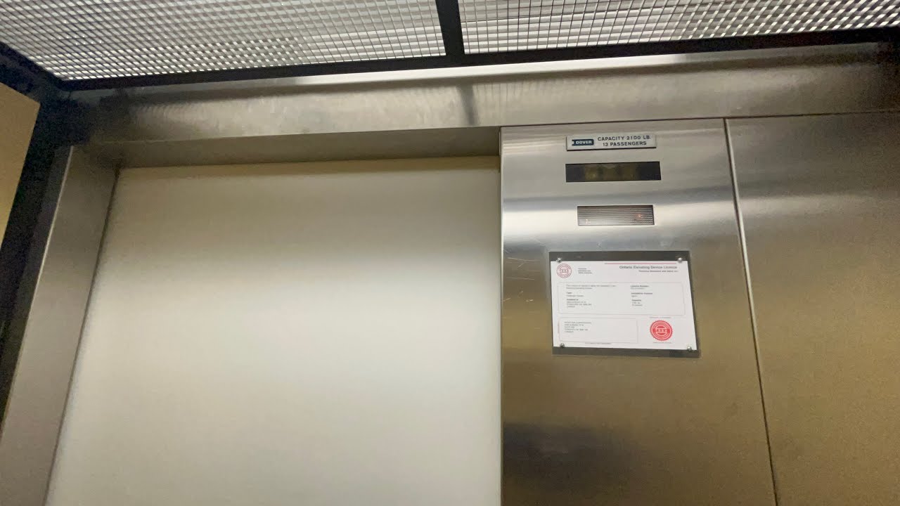 Dover Classic Hydraulic Elevator in Etobicoke Toronto Office Building 5 ...