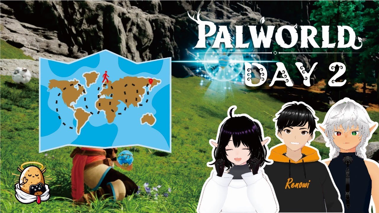 【Palworld】Eksplorasi Dunia Palworld - Part 2 【HailPotato】 - YouTube