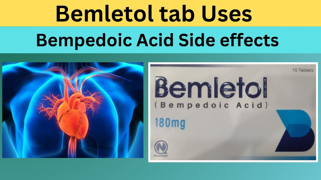 Bemletol (Bempedoic Acid) Tab uses In Urdu/Hindi #cholesterol # ...