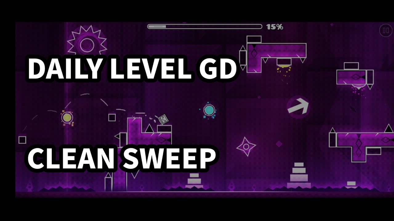 CLEAN SWEEP Daily Level - Geometry Dash - YouTube