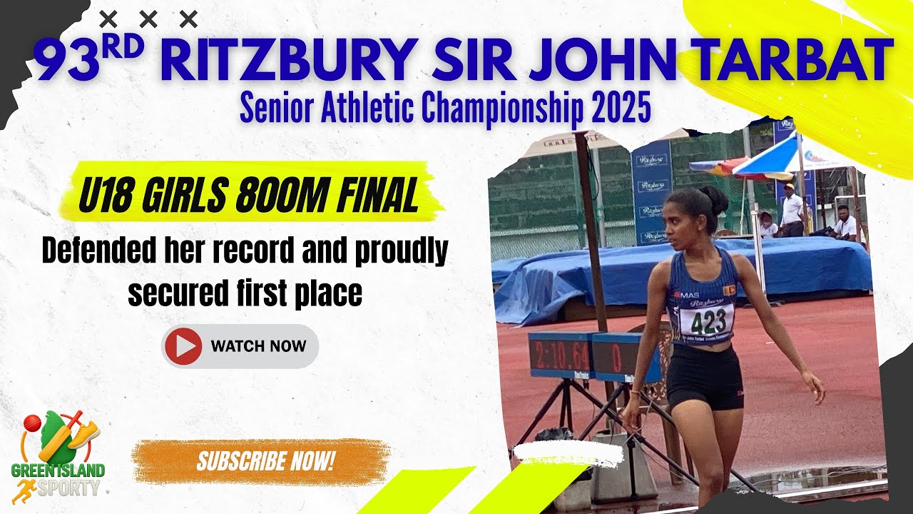 U18 Girls 800m Final | 93rd Ritzbury Sir John Tarbat Senior Athletic ...