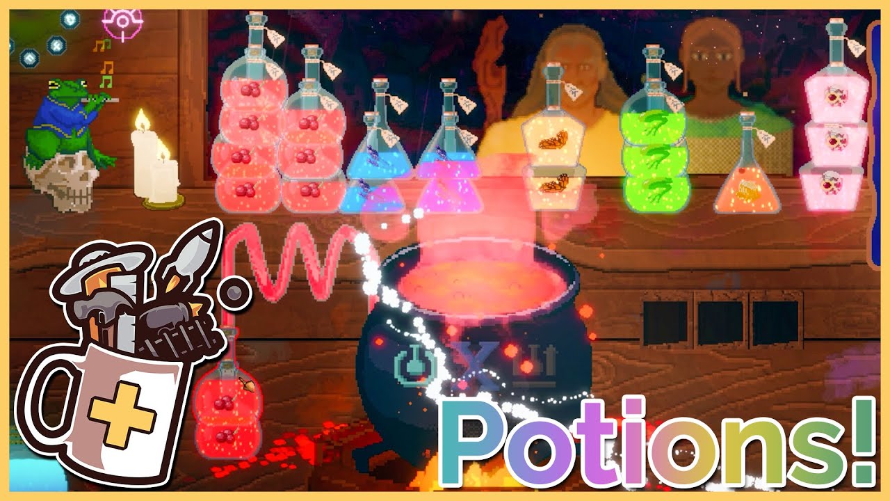 Making Potions & Defeating Bandits in this Traveling Alchemy Simulator ...