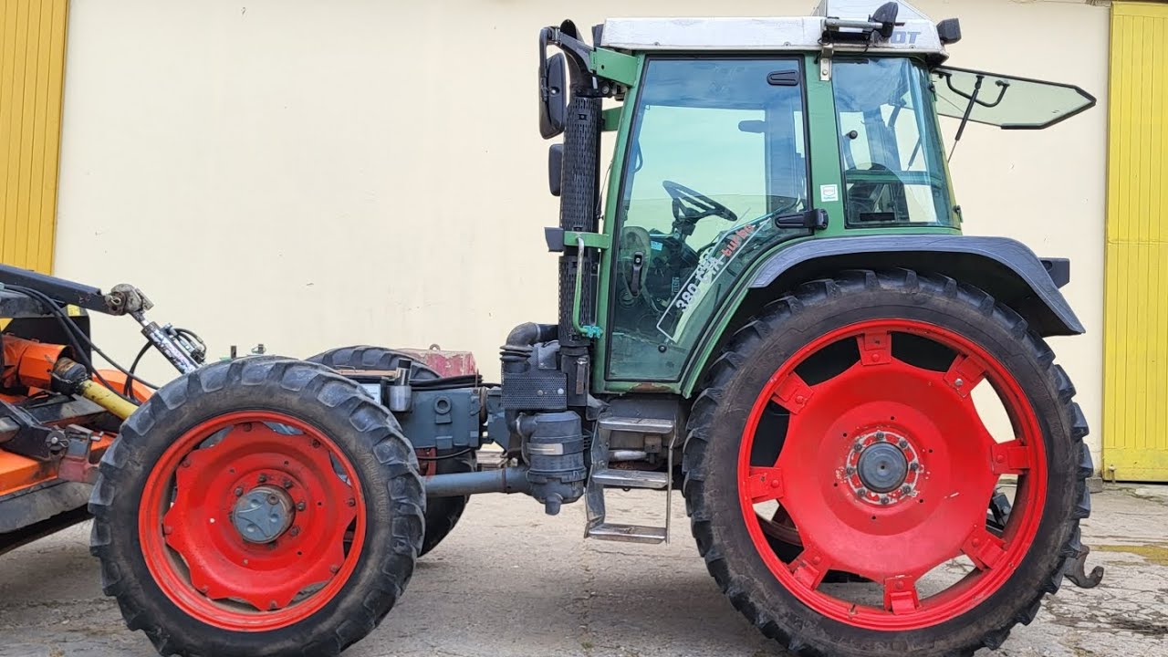 Traktor Tractor Fendt 380 GTA Turbo 1999 10102h 40 km/h - YouTube