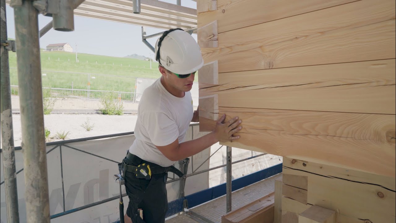 Moderner Strickbau Teil III – Aufrichten - YouTube