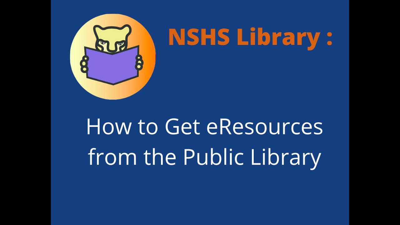 How to Get eResources from the Public Library - YouTube