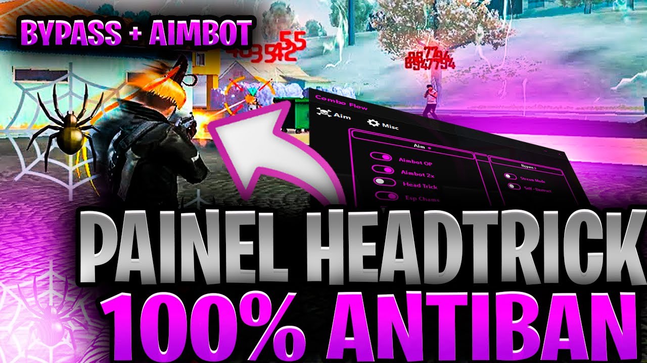 PAINEL ANDROID E IOS HEADTRICK XIT 100% ANTI BAN! PODE PRINCIPAL! FULL ...