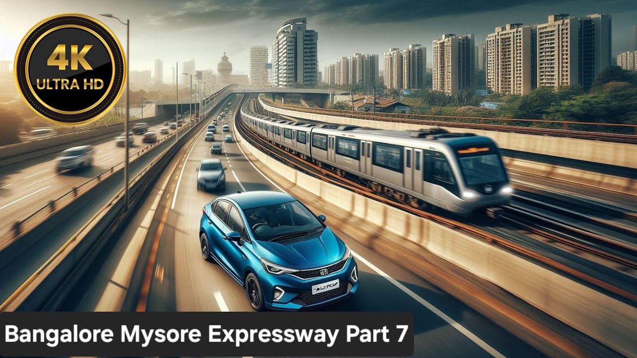 Bangalore Mysore Expressway | Part 7 Scenic Route - YouTube