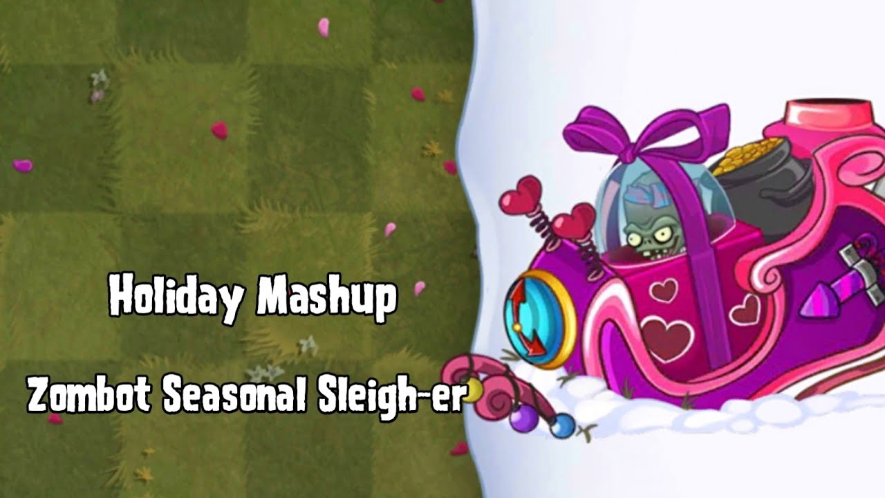 PvZ2 Reflourished Holiday Mashup - Day 48 - Zombot Seasonal Sleigh-er ...