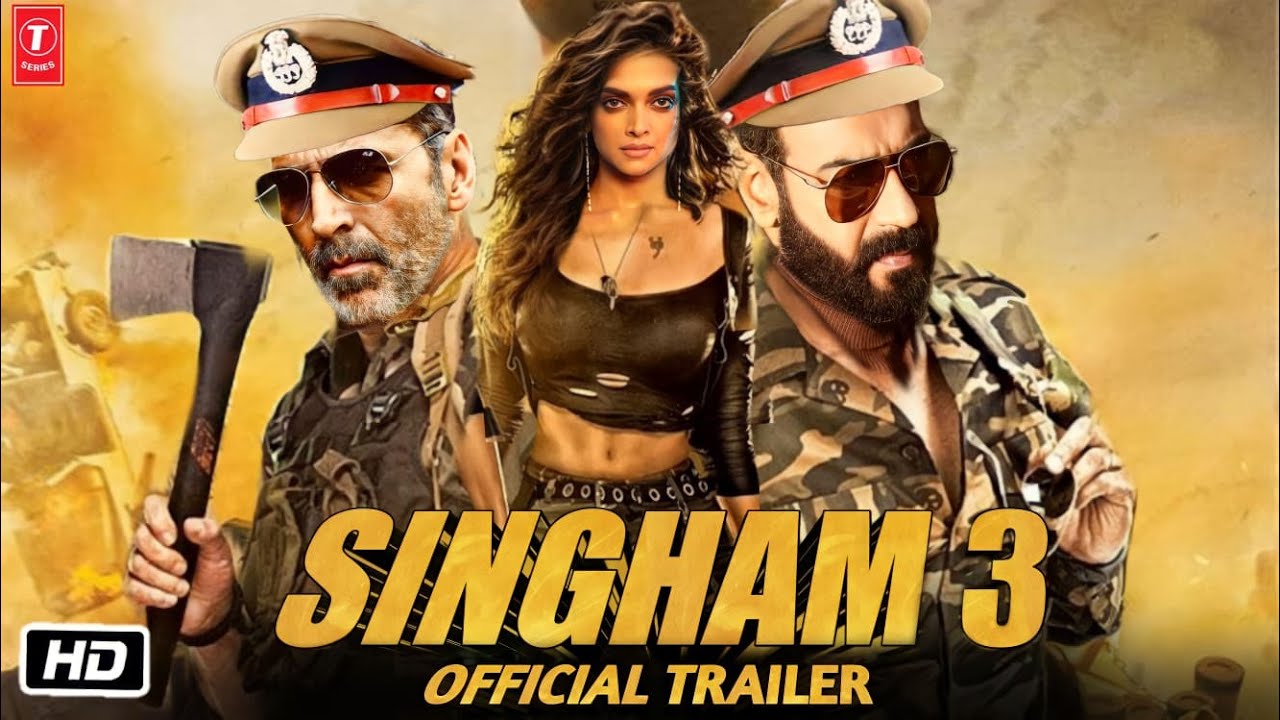 Singham 3 Official Trailer | Ajay Devgan | Deepika | Tiger Shroff ...