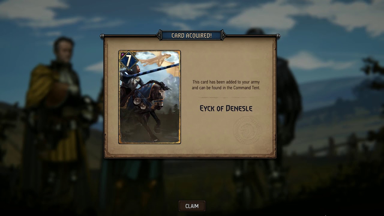 Thronebreaker: The Witcher Tales: Eyck of Denesle Card Lore - YouTube