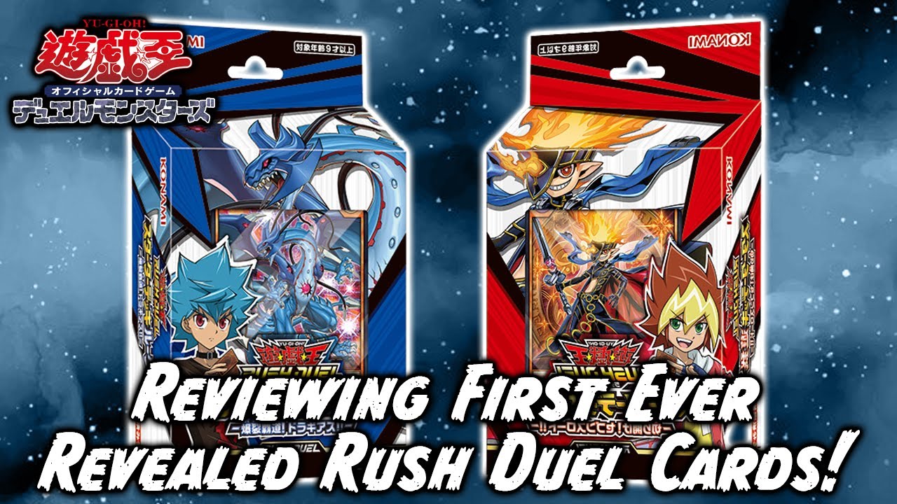 REVIEWING FIRST EVER RUSH DUEL STARTER DECKS! [yu-gi-oh! news] - YouTube